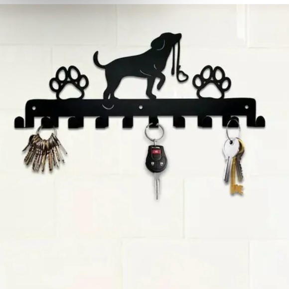 Source Unknown | Accents | Dog Metal Key Hook Holder Nwt | Poshmark